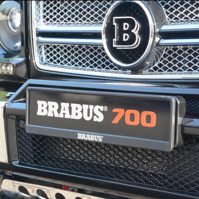 WTS:BNIB Brabus Licence Plate Reinforcement - SGMerc Car Mart - SGMerc ...