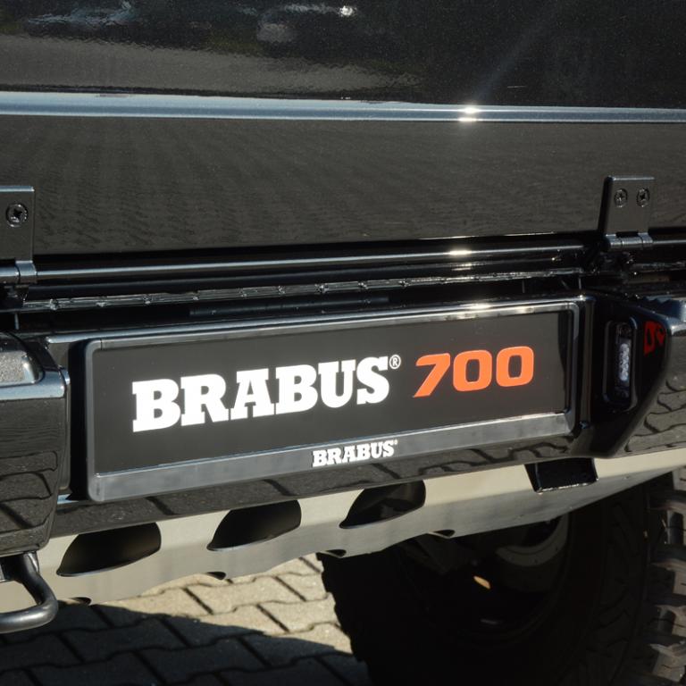 WTS:BNIB Brabus Licence Plate Reinforcement - SGMerc Car Mart - SGMerc ...