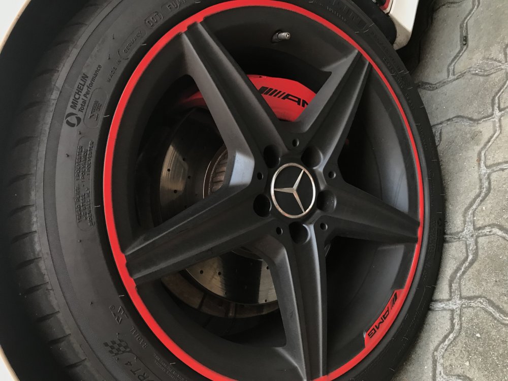 Selling off authentic Original 5 spoke AMG Rims with recently change ...