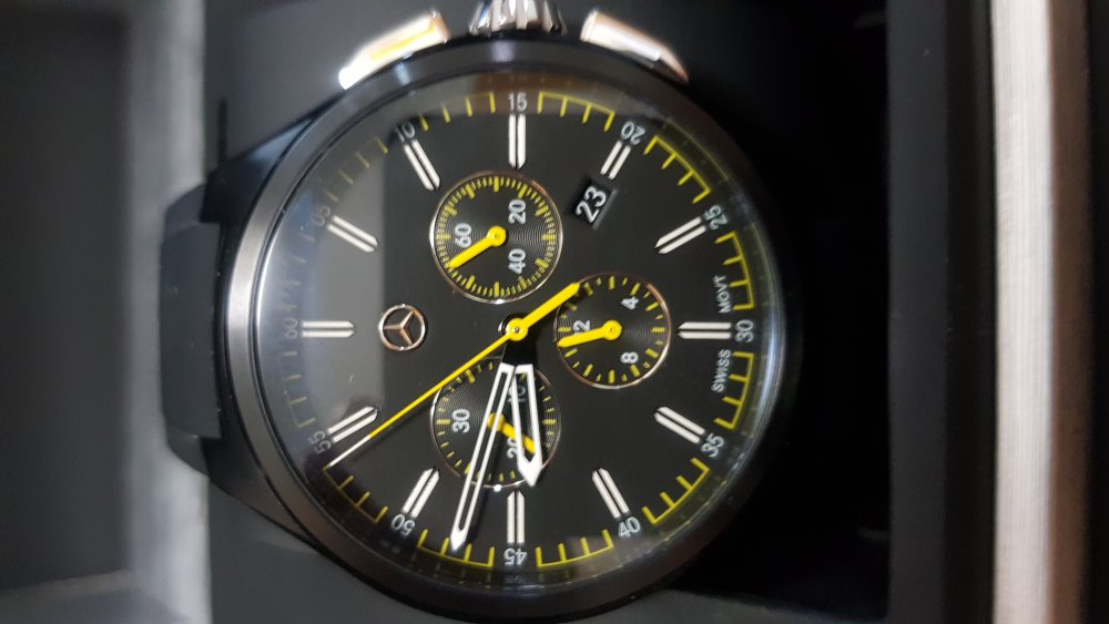 Original Mercedes sport chronograph watch - SGMerc Car Mart - SGMerc ...